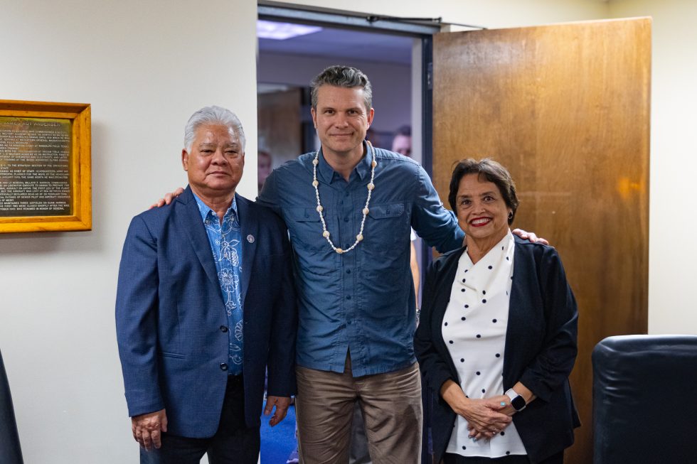 Secretary of Defense Peter Hegseth Makes Historic Visit to Guam ...