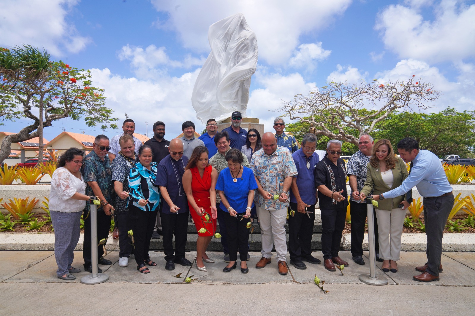 Chief Kepuha Monument Reinstalled and Park Rededicated - Governor of Guam